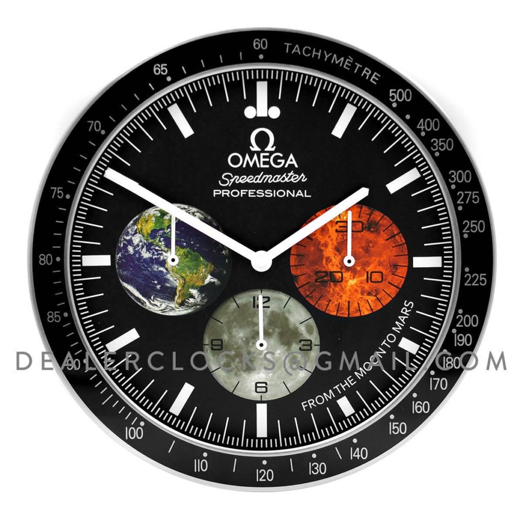 Omega Speedmaster Wall Clock