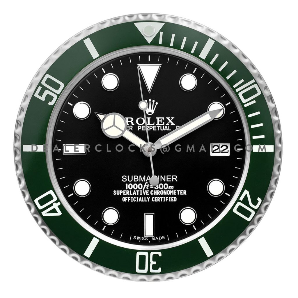 Rolex Datejust Steel Wall Clock