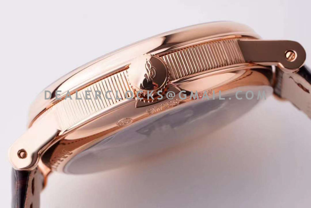 Tradition 7097BR/G1/9WU White Dial in Rose Gold - Dealer Clocks