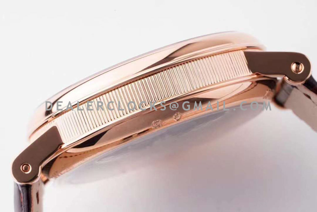 Tradition 7097BR/G1/9WU White Dial in Rose Gold - Dealer Clocks