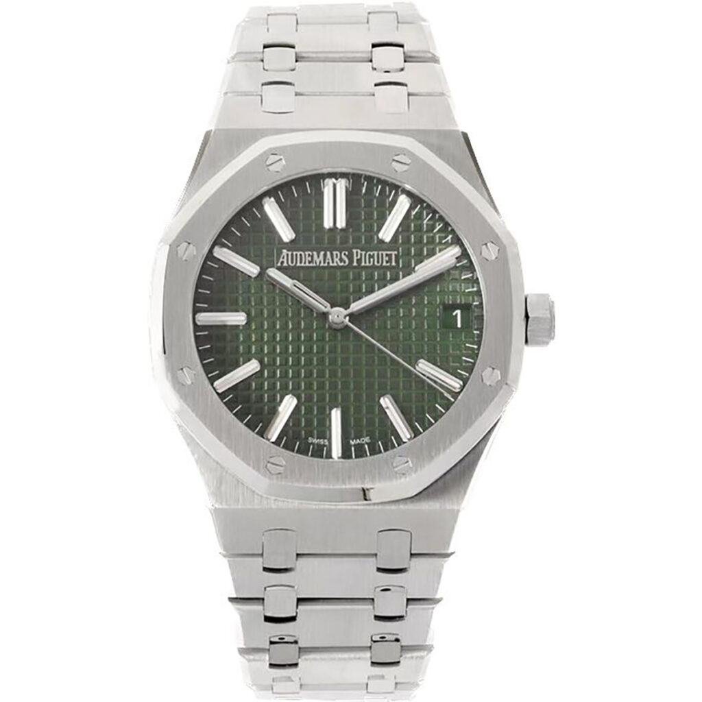 Royal Oak 15510 Green Dial 50th Anniversary" - Dealer Clocks